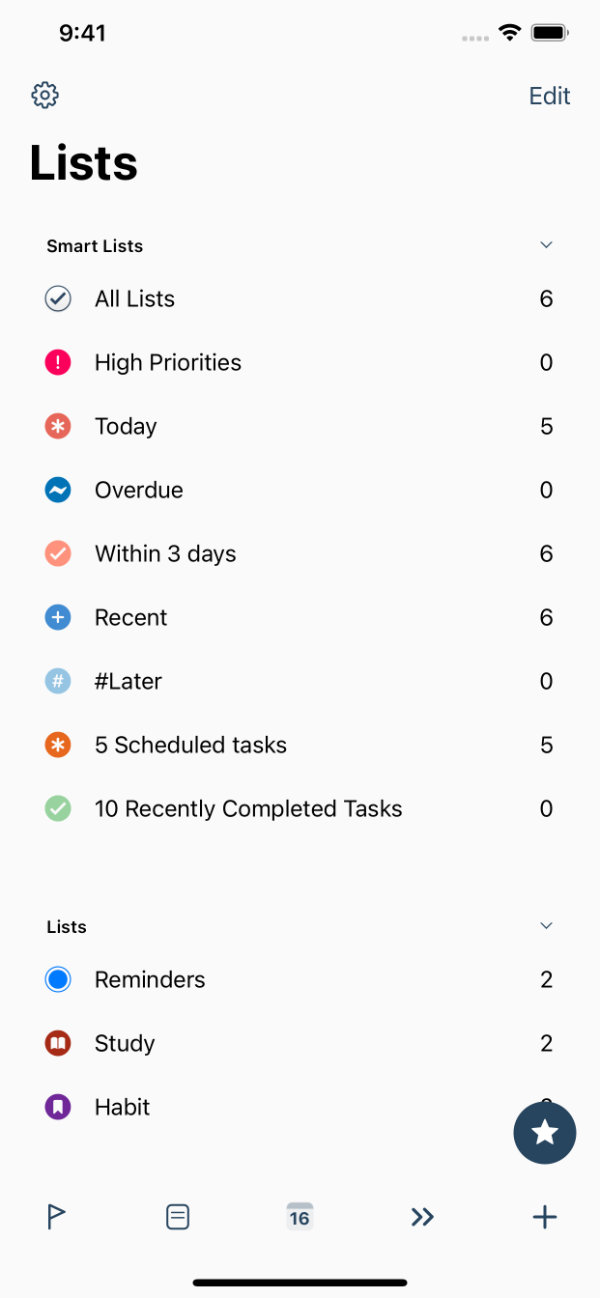 Lists – To Do List, Task Manager & Planner app based on Apple's Reminders and Calendars | GoodTask