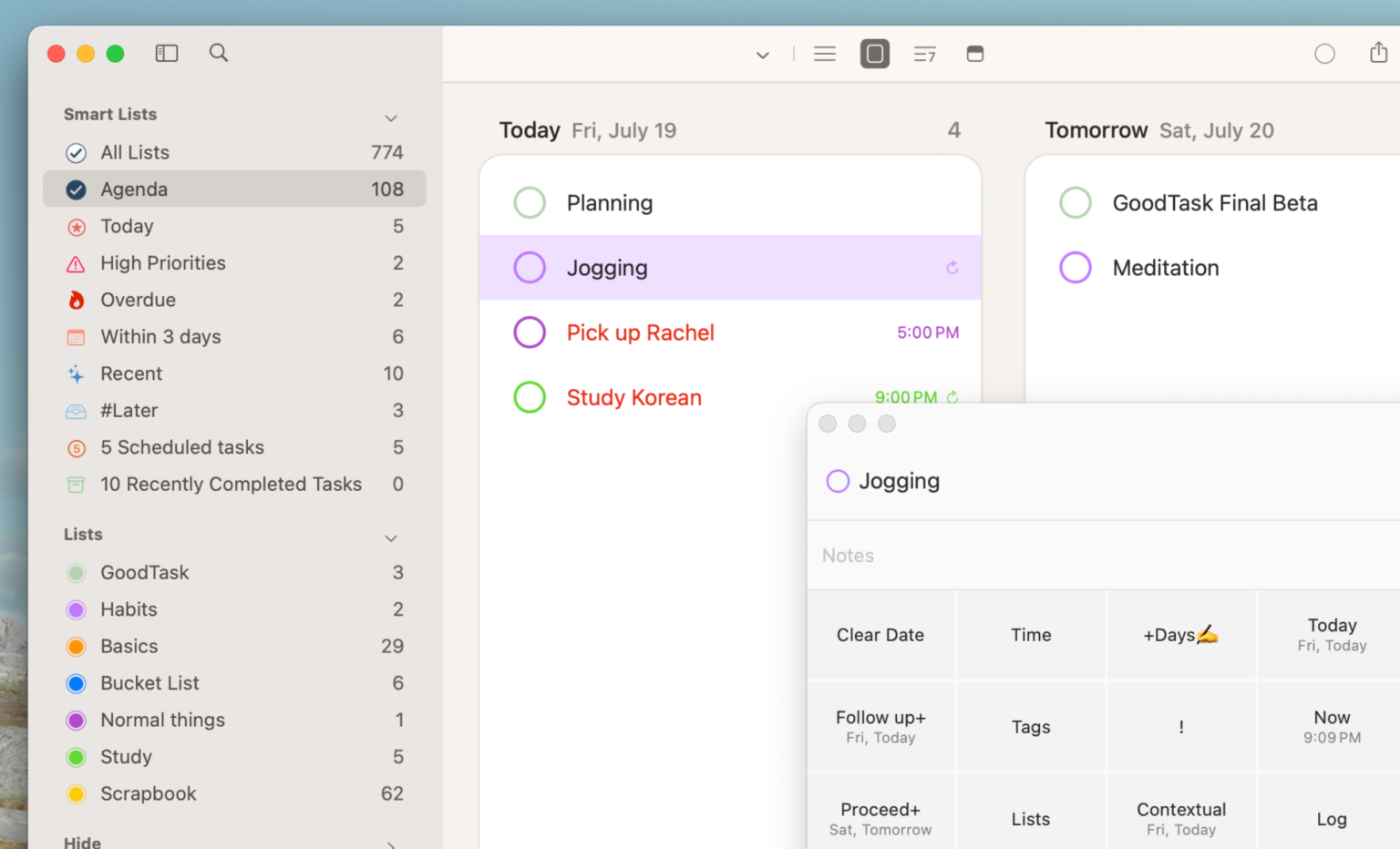 GoodTask for Mac – To Do List, Task Manager & Planner app based on ...